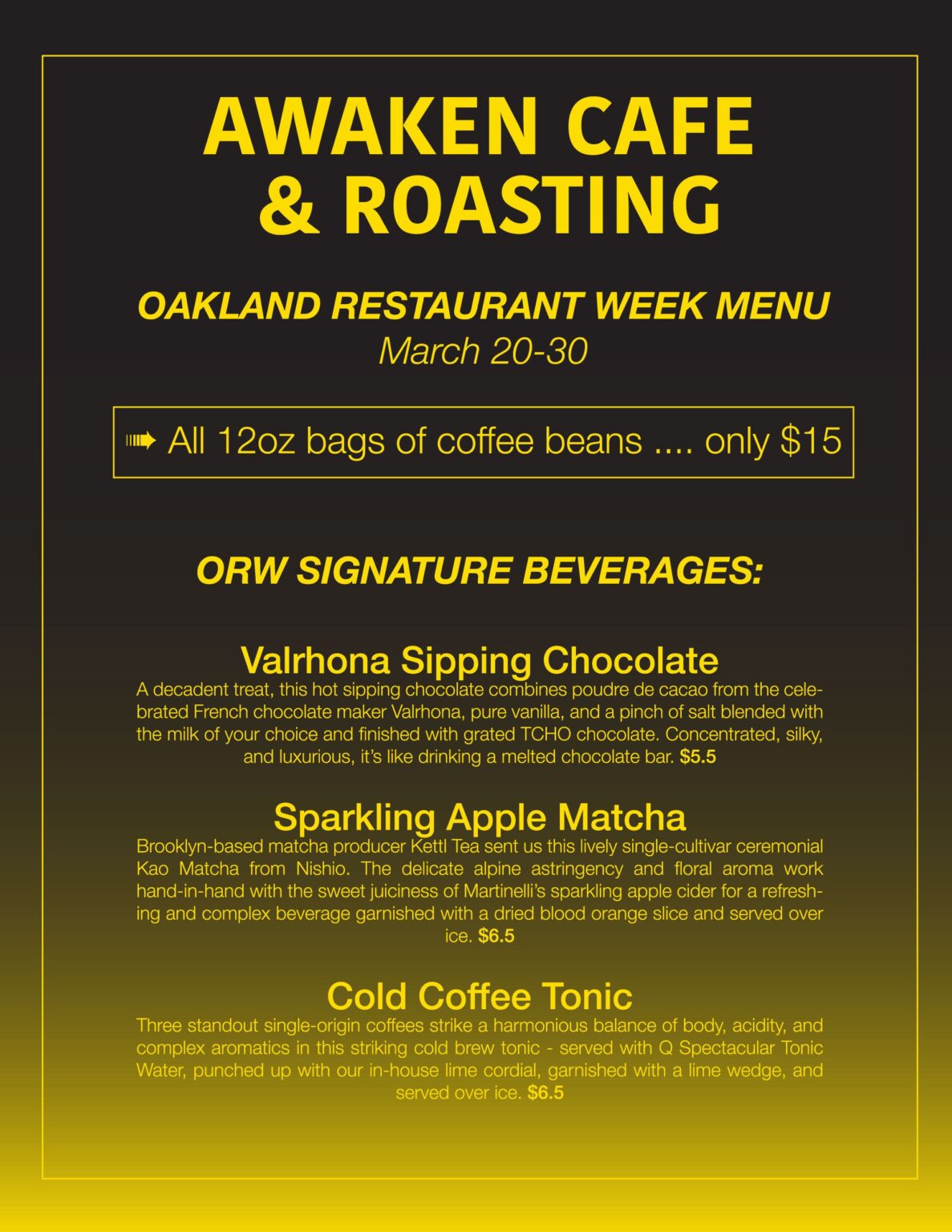 Oakland Restaurant Week 2025 - Main Street Launch.org