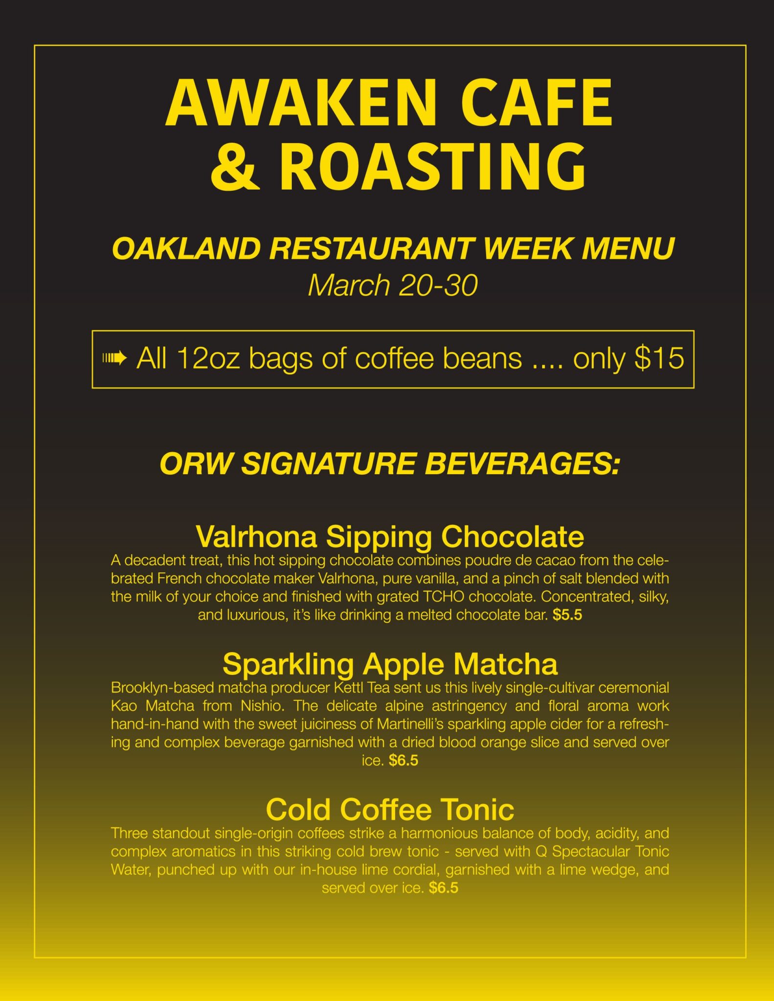 Oakland Restaurant Week 2025 - Main Street Launch.org